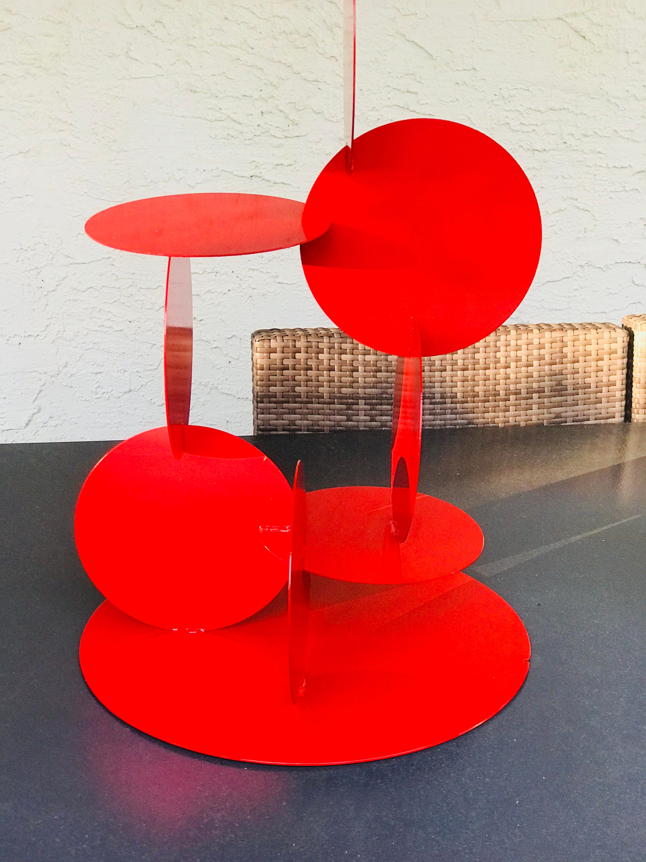 Mid Century Modern Table Art Sculpture Steel by Vk Sculptures - Etsy
