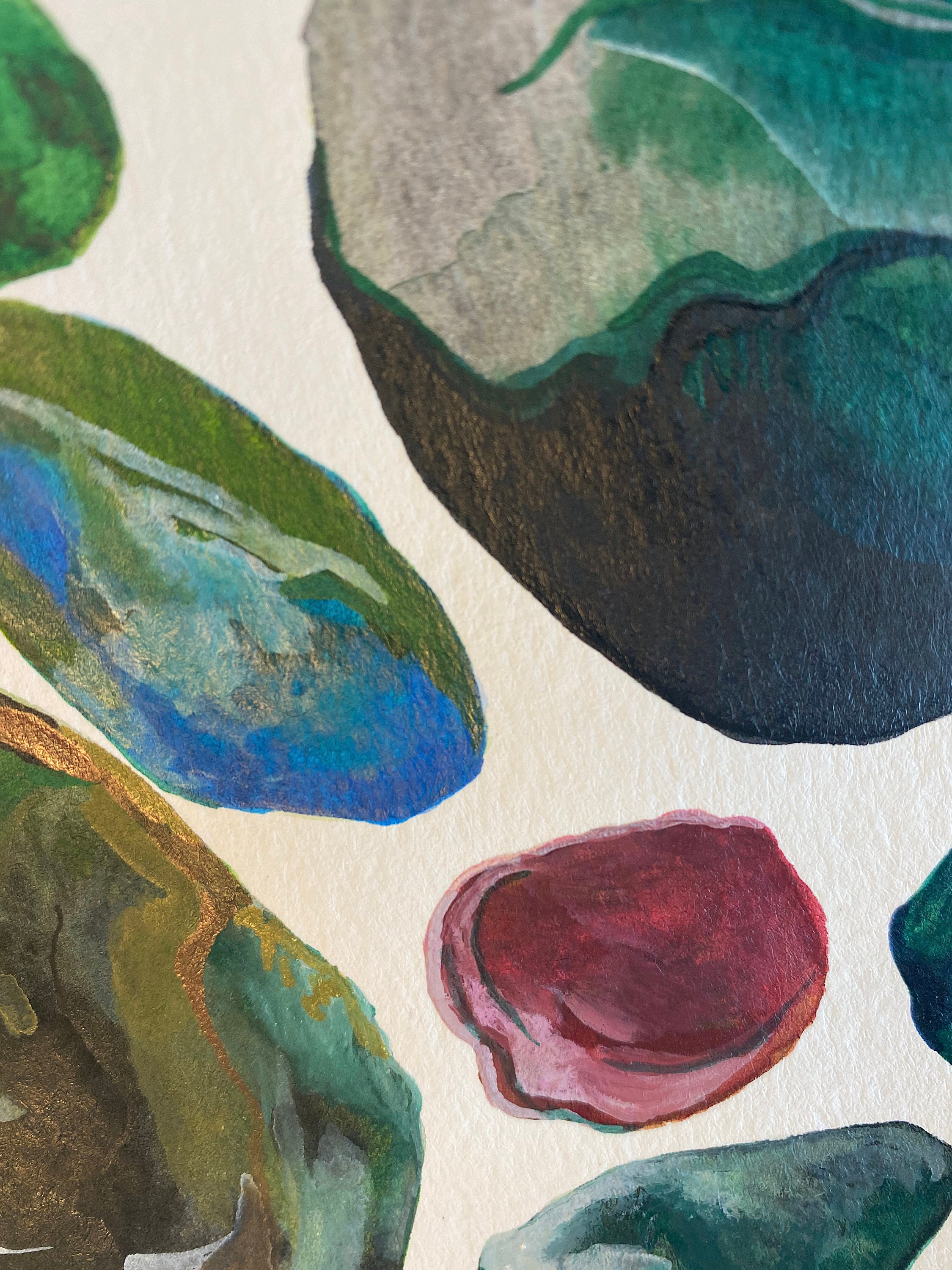 Floating Rocks Watercolor Abstract Nature Original Art Wall - Etsy