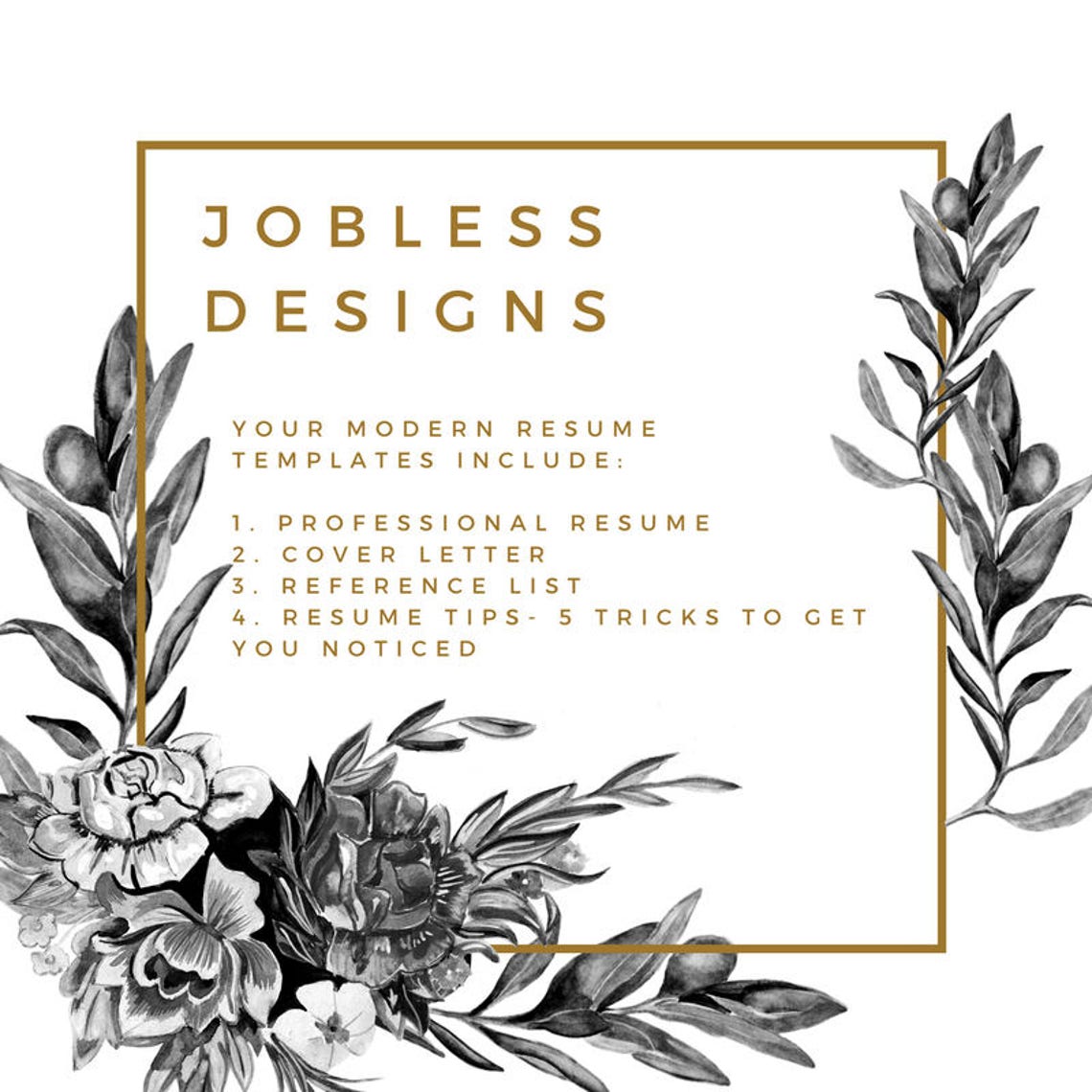 Navy Professional Resume Template - Etsy