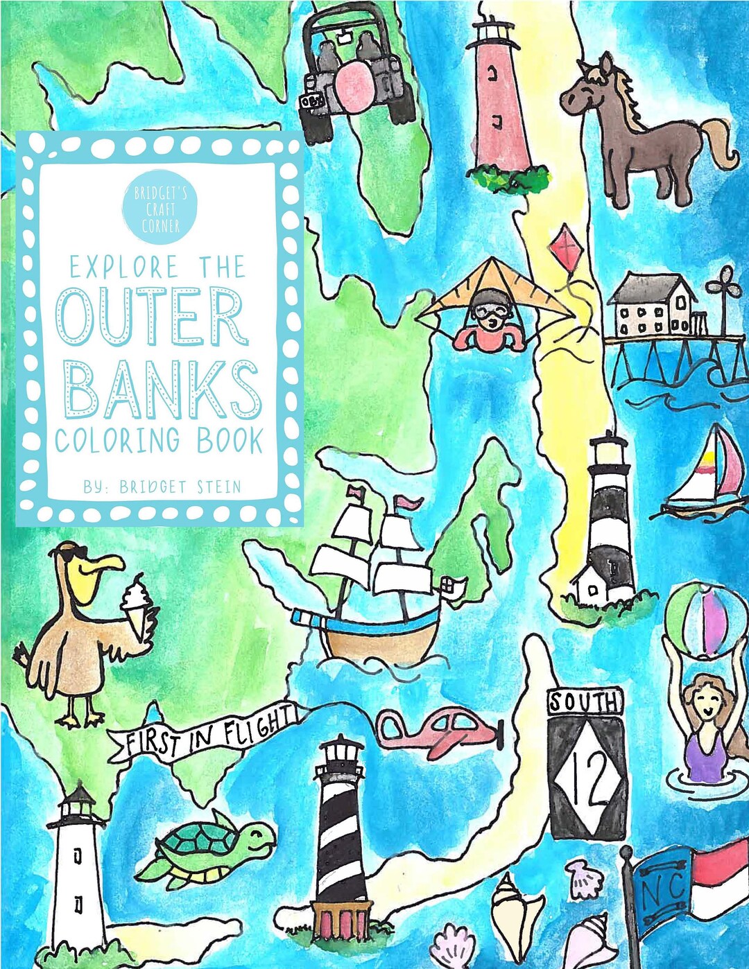 DIGITAL Outer Banks Coloring Book - Etsy UK
