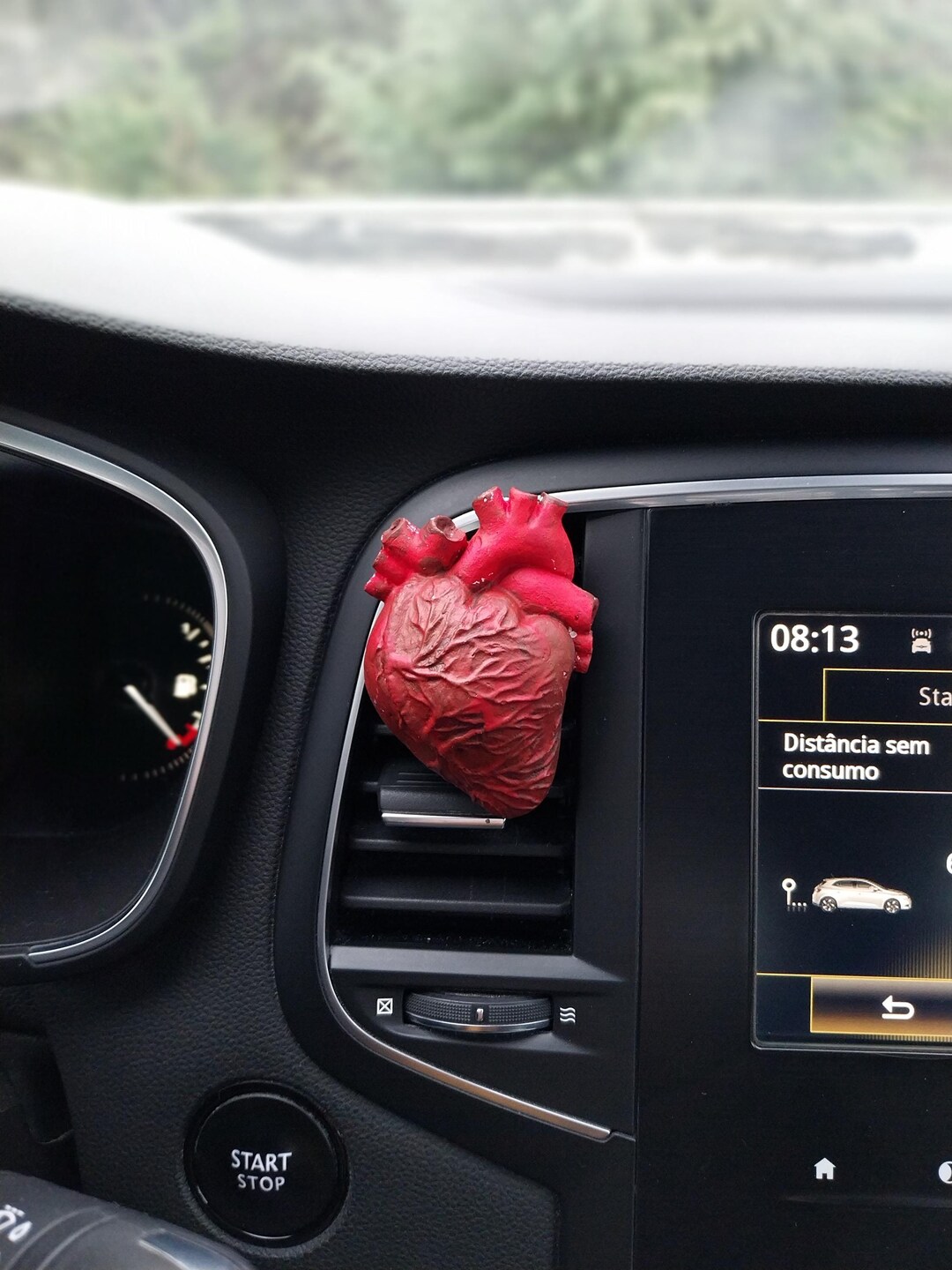 Heart Plaster Diffuser| Car Vent Clip/diffuser Stone/ Creepy Heart /car ...