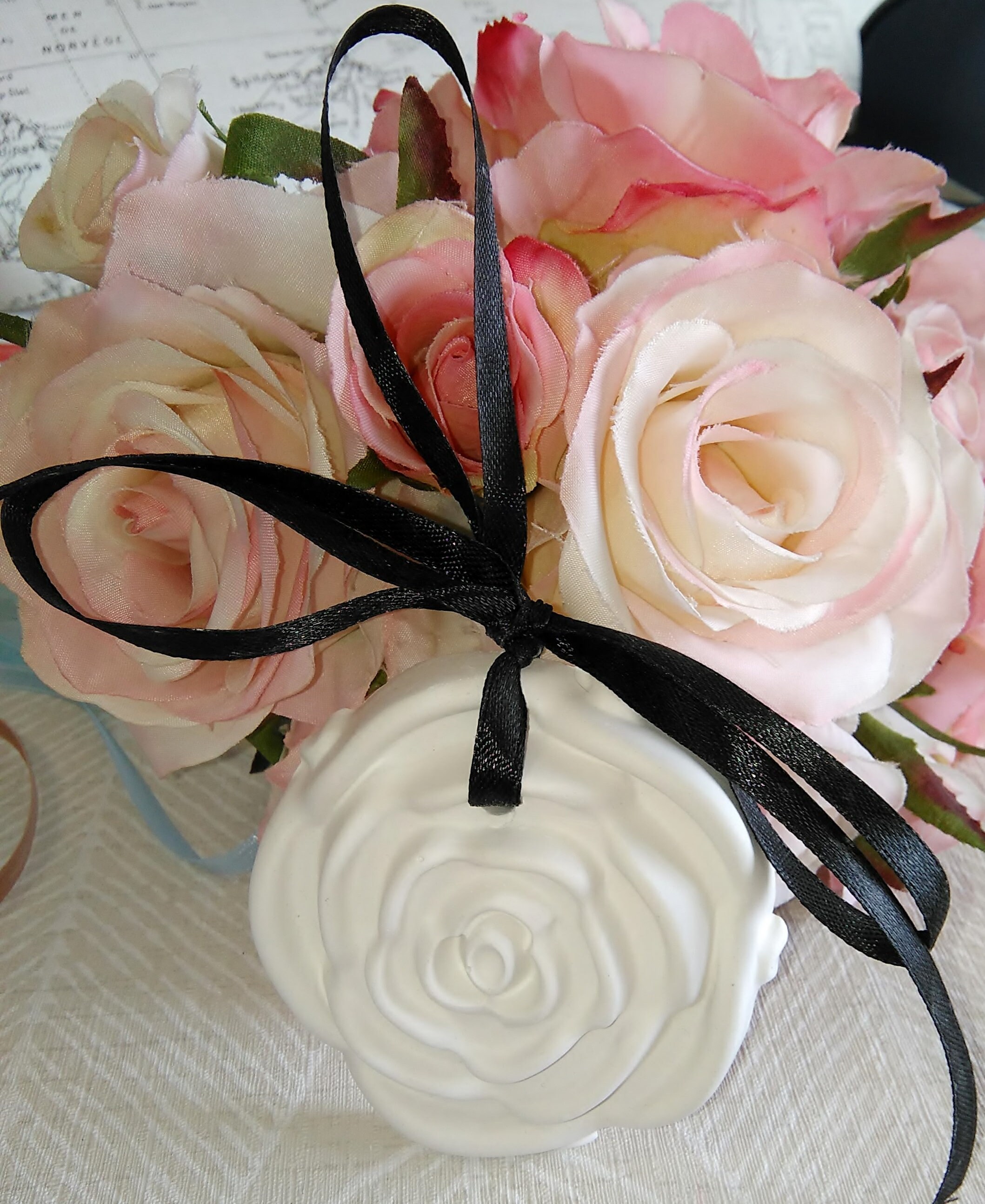 Flower Plaster Diffuser Bridal Favor / Home Diffuser/ Car Diffuser/ Car ...