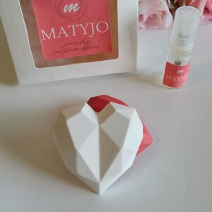 Plaster Diffuser Heart Shape| Bridal Favor / Home Diffuser/ Car ...