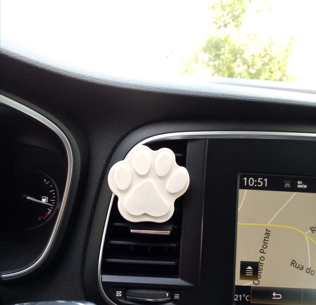 Pet Paw Print Plaster Car Vent Diffuser: Pet Lover Gift - Etsy
