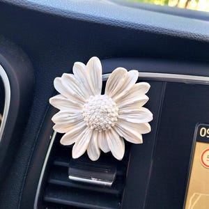 Daisy Flower Plaster Diffuser |car Vent Clip/diffuser Stone/spring Flower/flower for Car/ Car ...