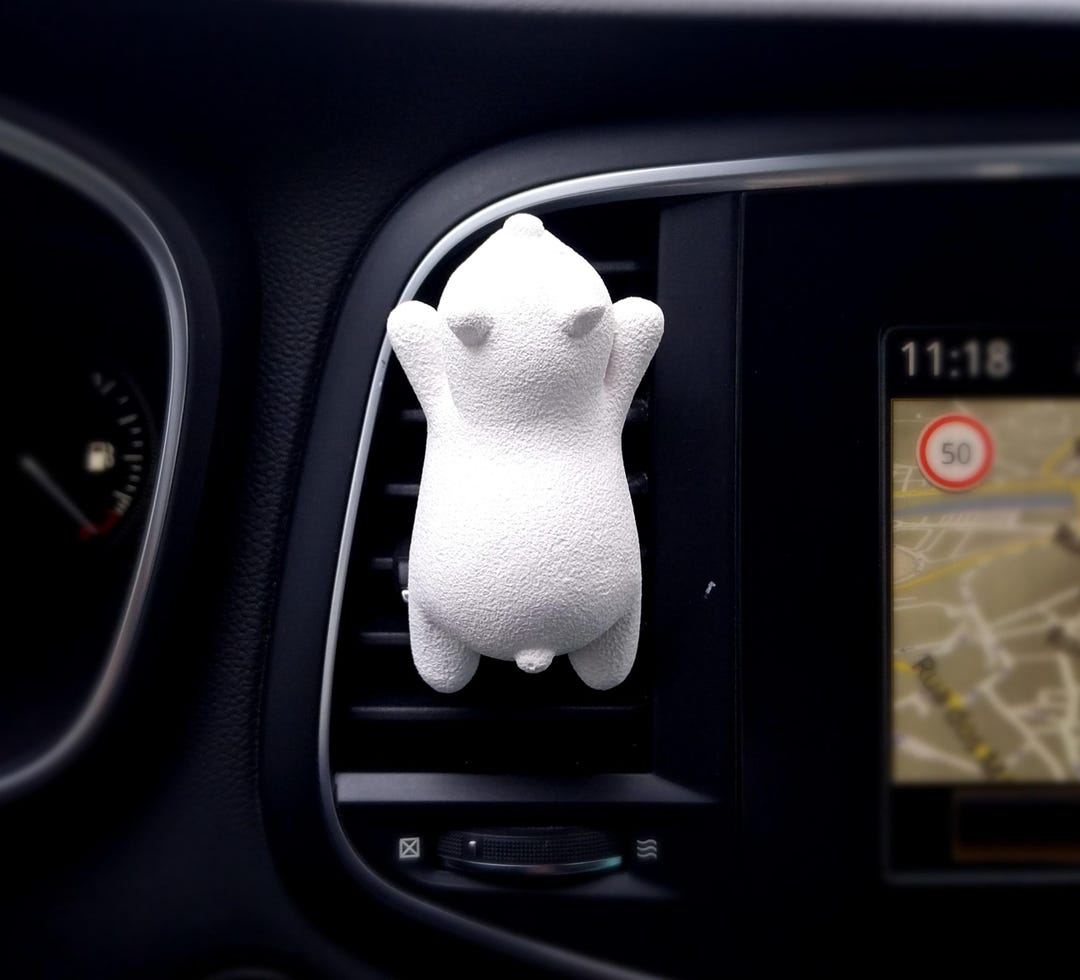 Polar Bear Plaster Diffuser| Car Vent Clip/diffuser Stone/ Car Diffuser ...