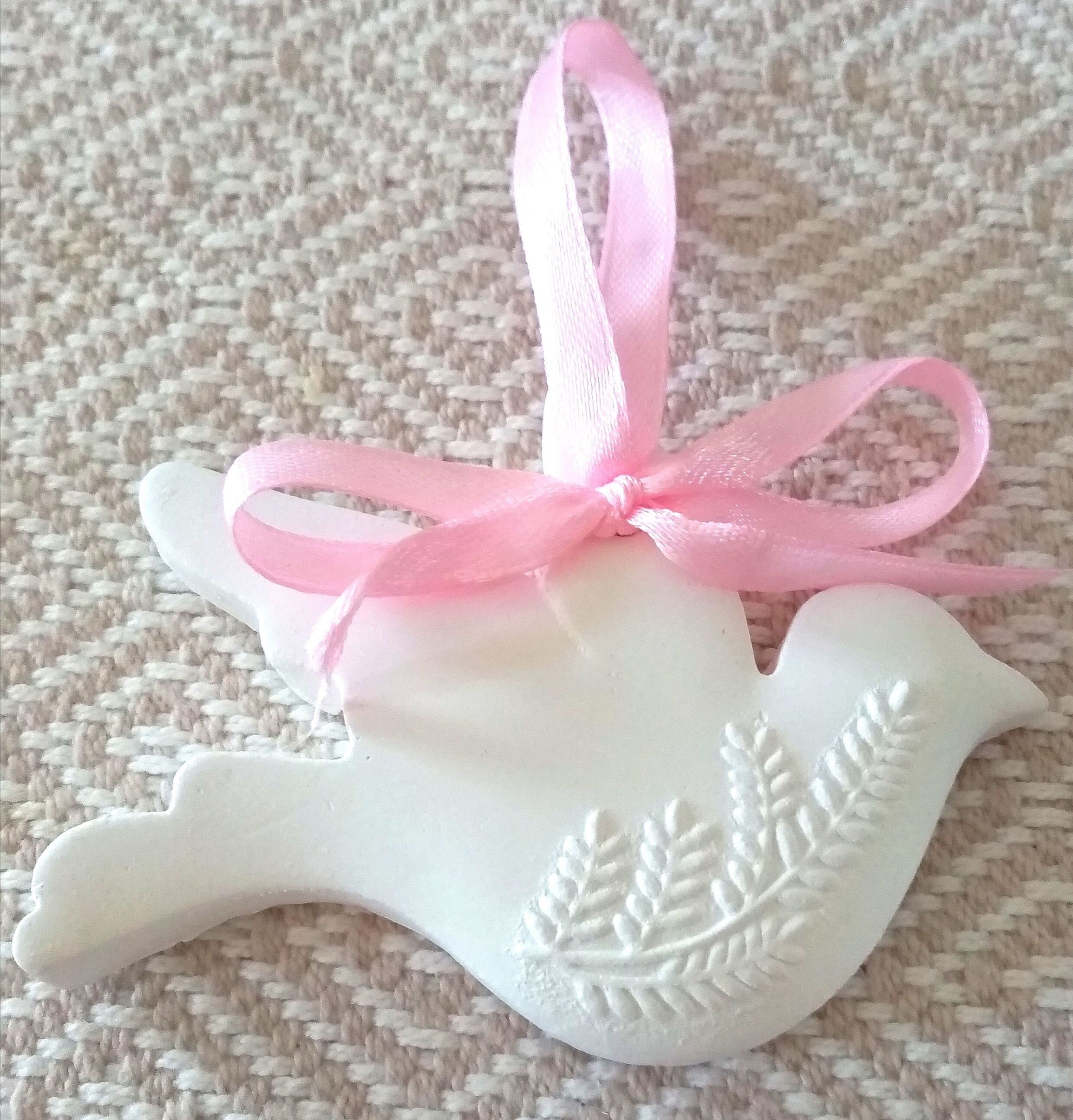 Baptism Dove Favors, Dove in Scented Plaster, Dove 1st Communion Favor ...
