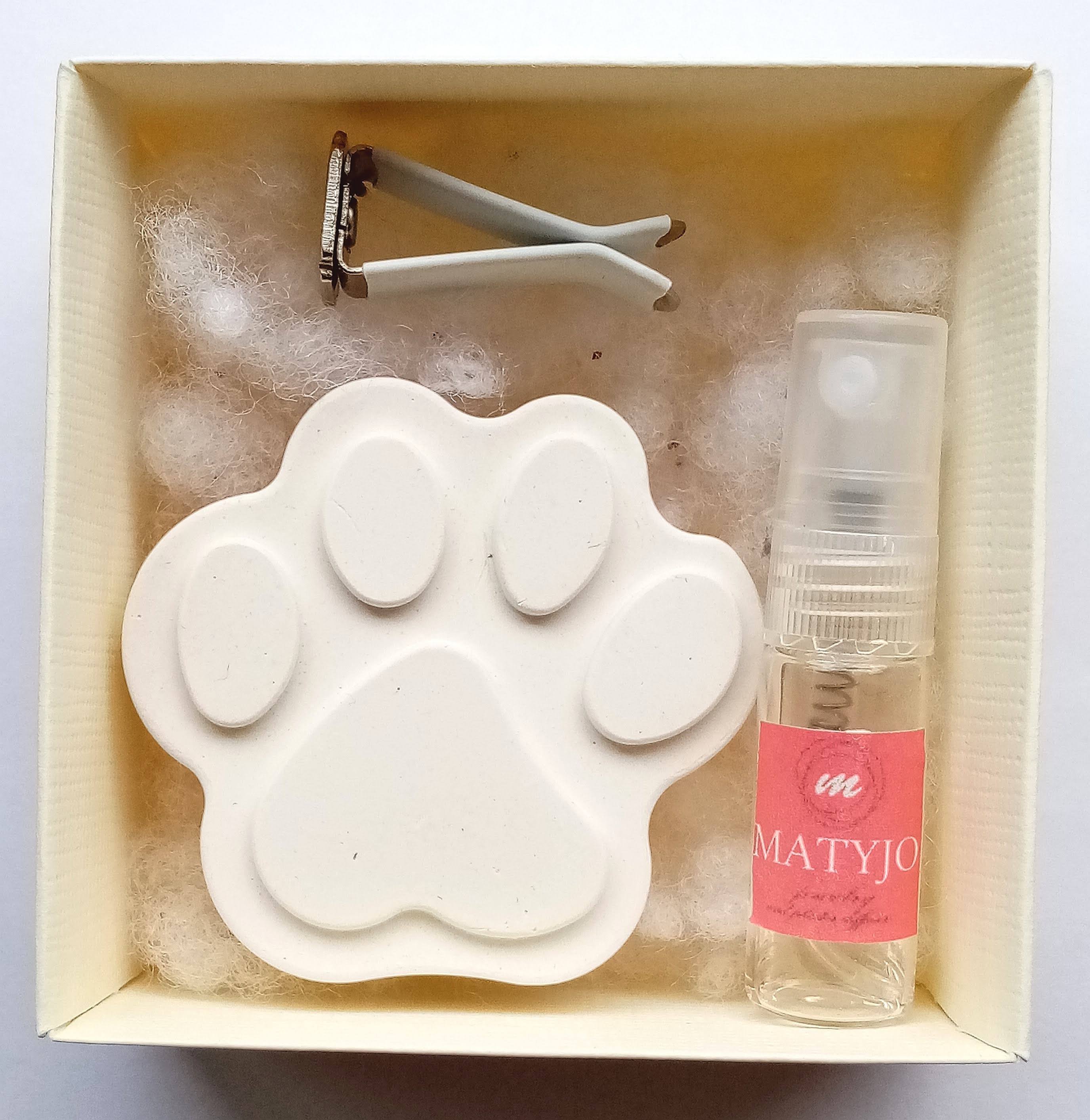 Pet Paw Print Plaster Car Vent Diffuser: Pet Lover Gift - Etsy