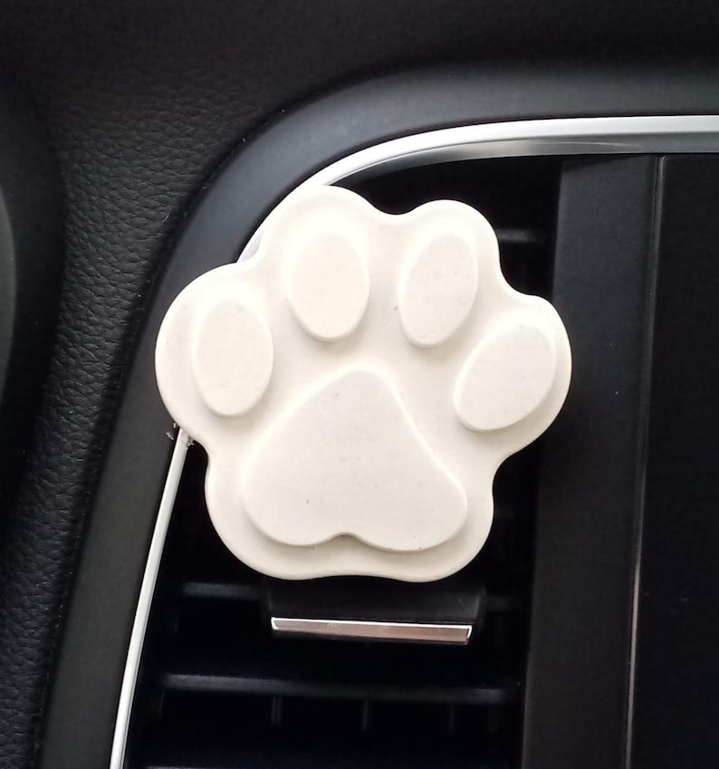 Pet Paw Print Plaster Car Vent Diffuser: Pet Lover Gift - Etsy