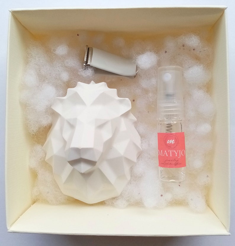 Geometric Lion Plaster Diffuser Car Vent Clip/car | Etsy