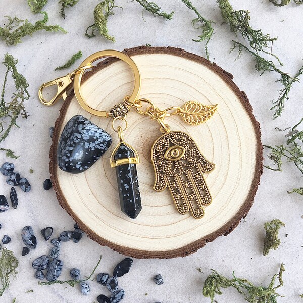 Hamsa Hand Keychain - Etsy