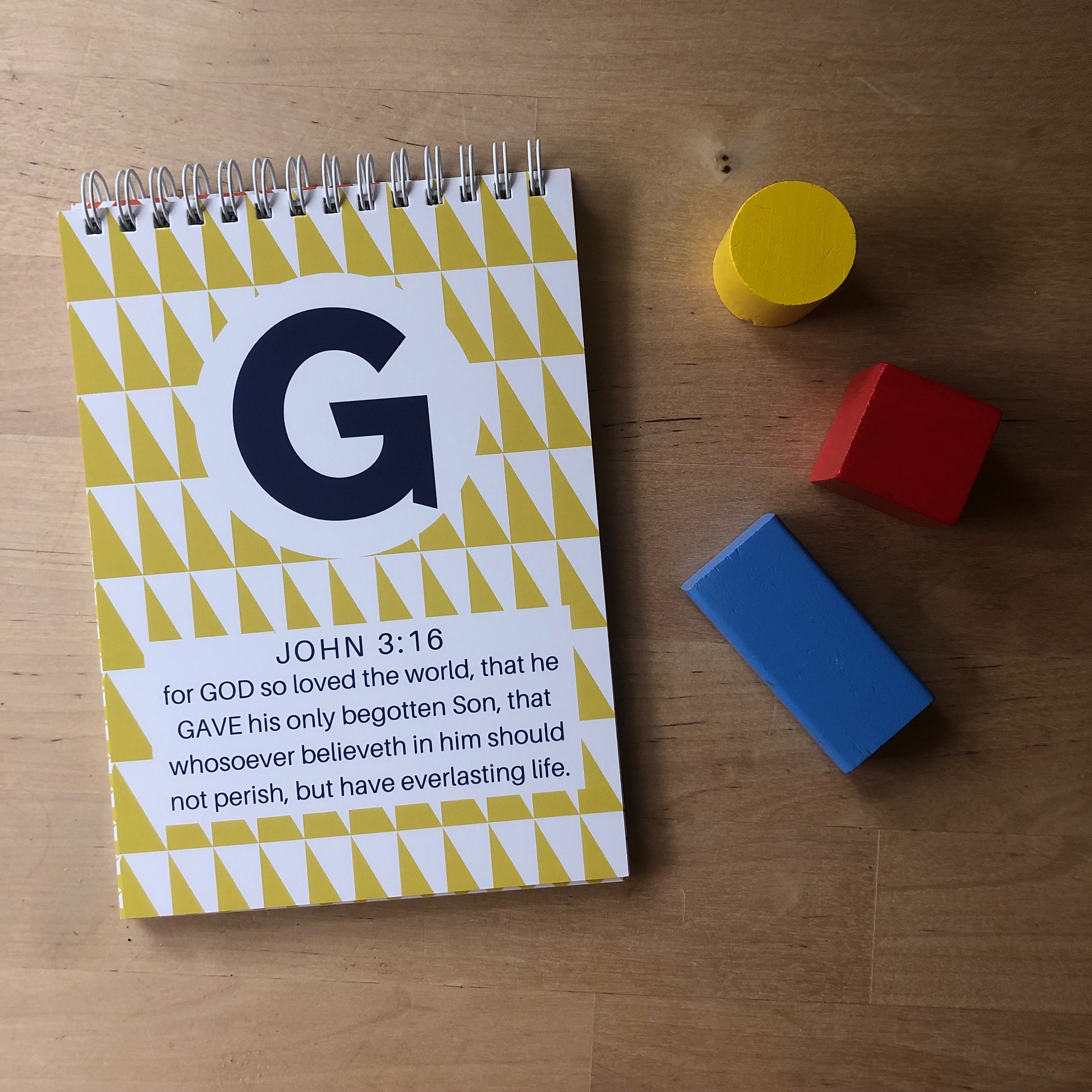 KJV Gospel Alphabet ABC Book Chart Children Bible Verse - Etsy