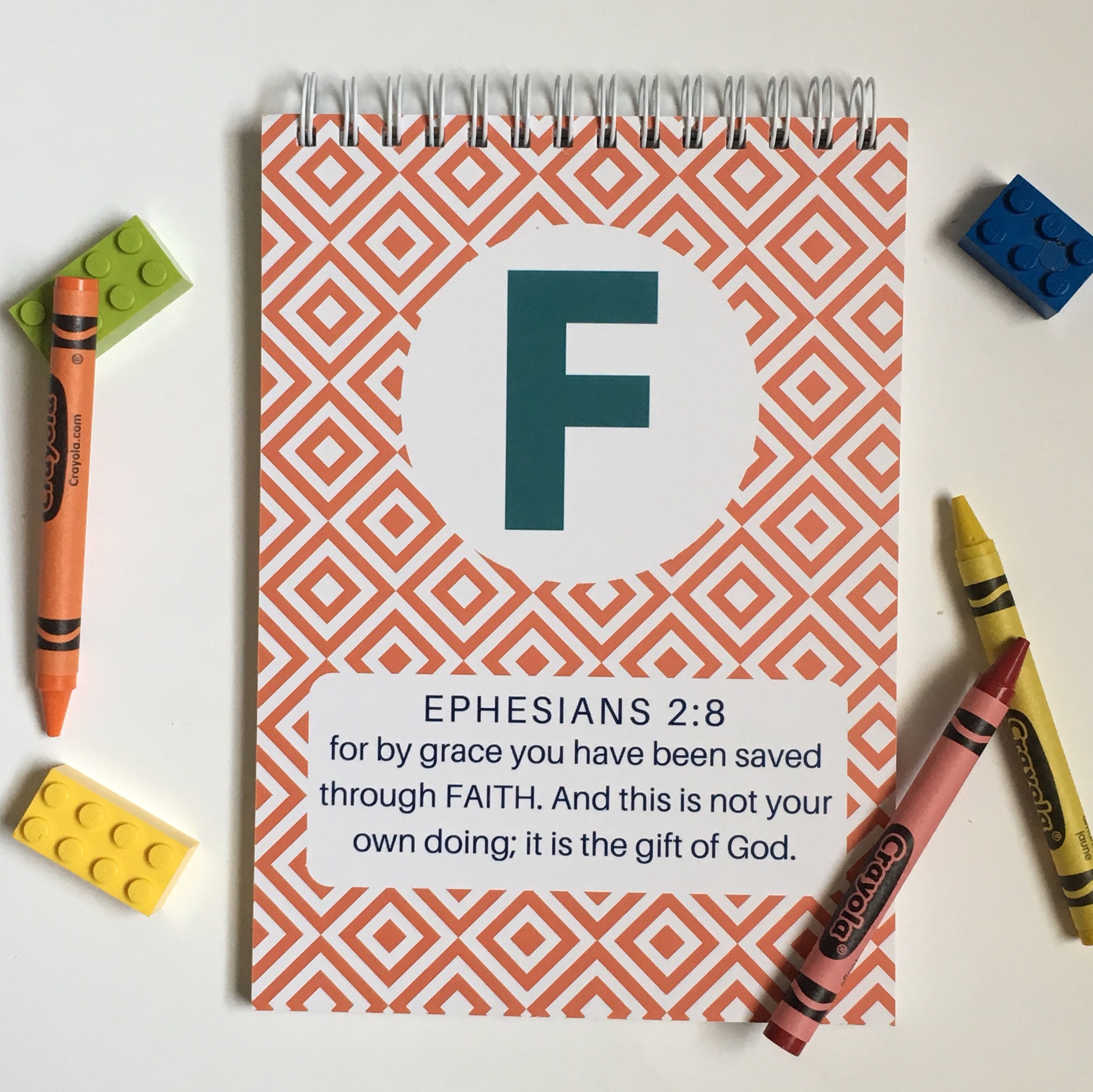 Gospel ABC Scripture Verse Flip Book, ESV Alphabet Chart - Etsy