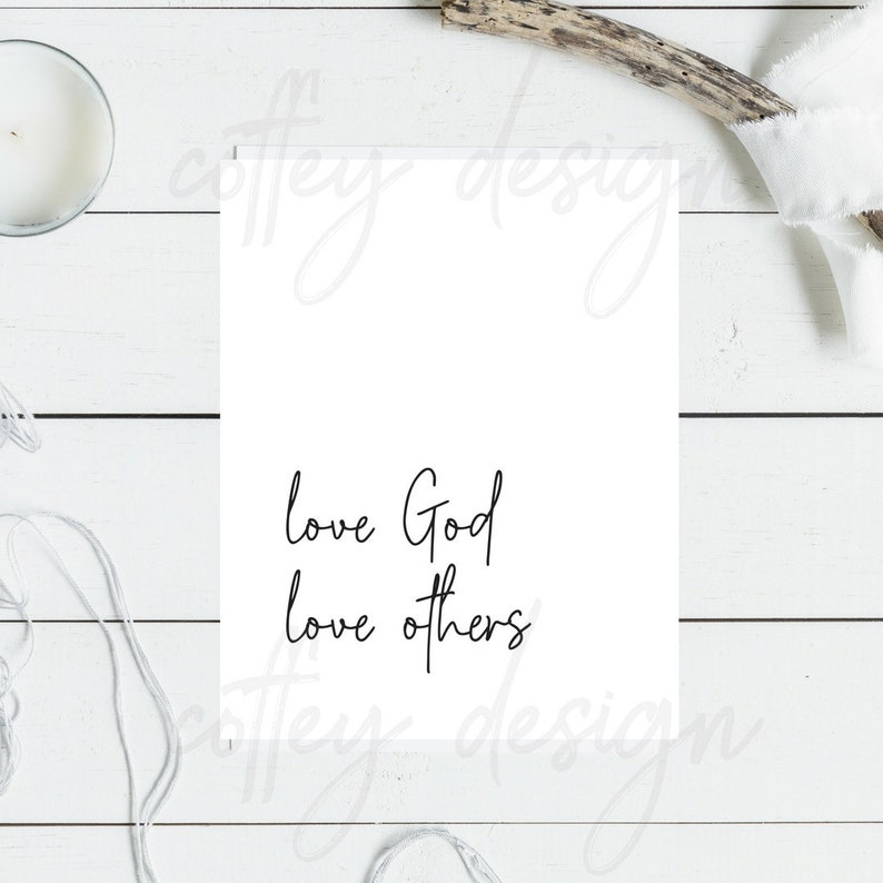 Printable Love God Love Others People Download Digital - Etsy