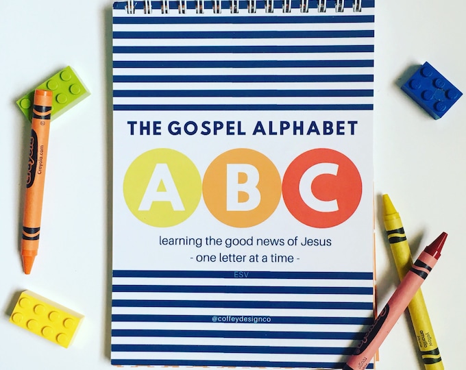 ESV, Gospel Alphabet, ABC Book, Chart, Children, Bible Verse, Scripture ...