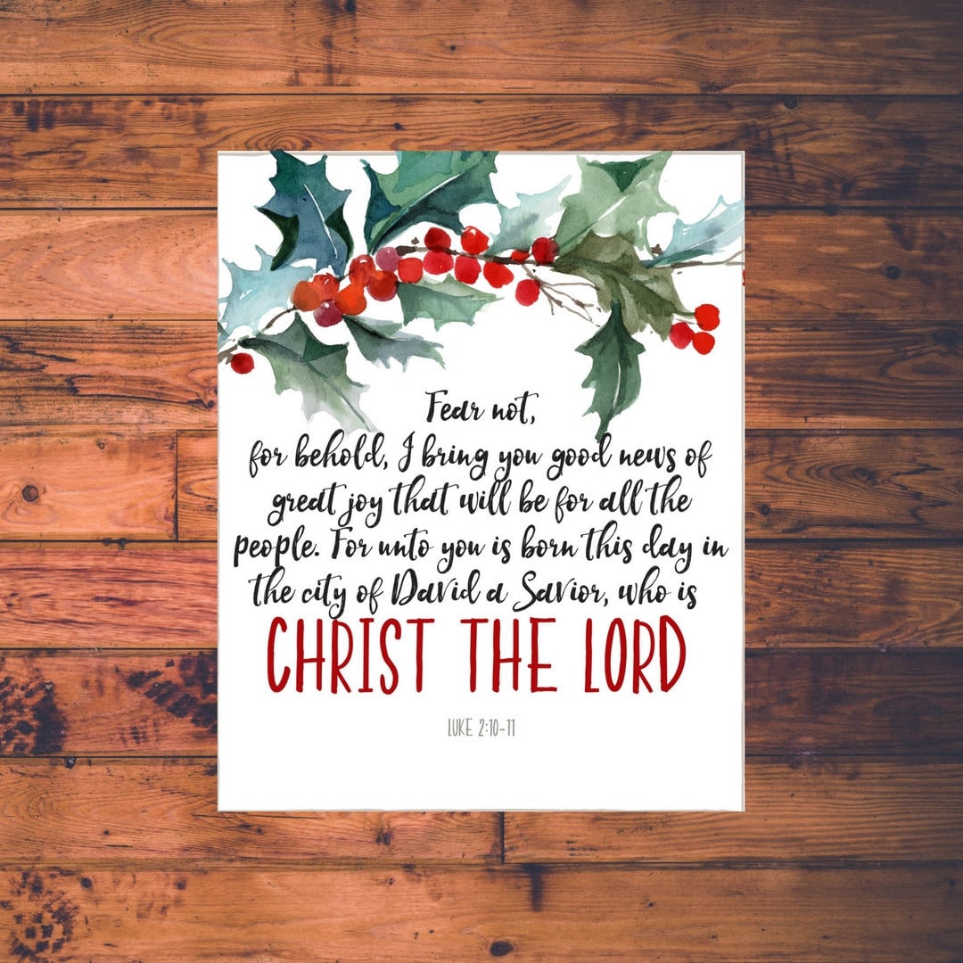 Digital, Christmas, Jesus, Christ the Lord, Rejoice, Joy, Scripture ...