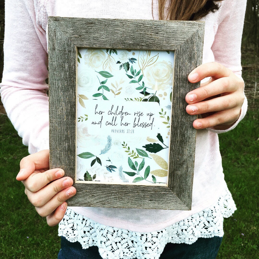 Printable, Proverbs 31, Mom, Mother's Day, Floral, Love, Gift, Download ...