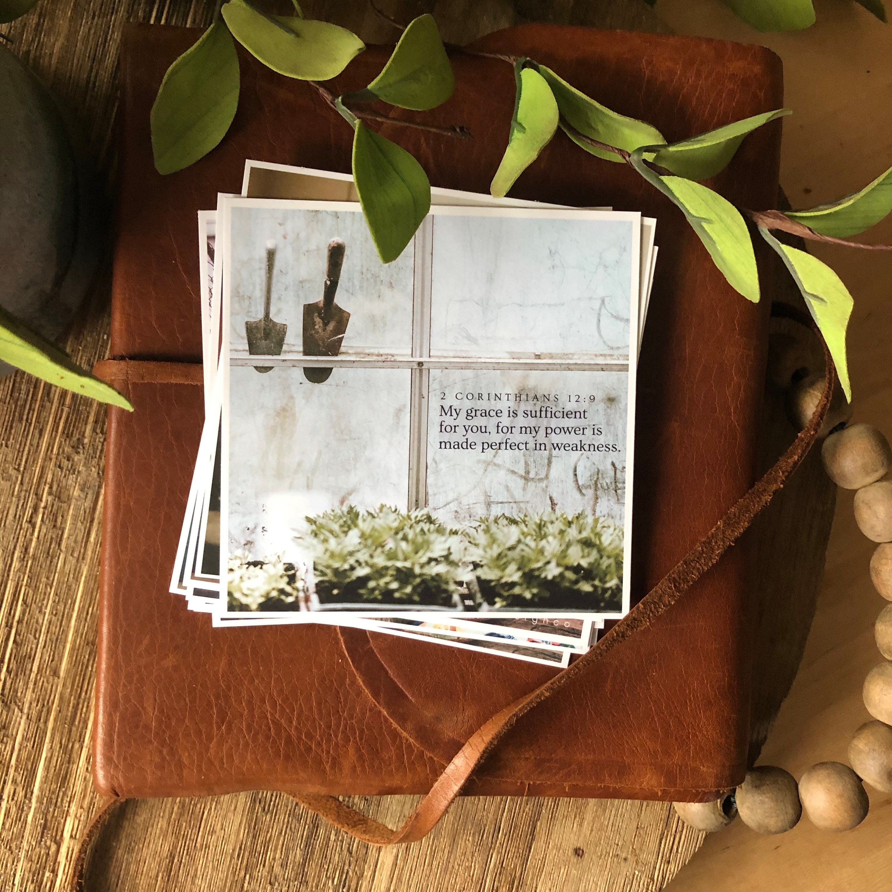 Growing in Grace Scripture Cards to Encourage - Etsy