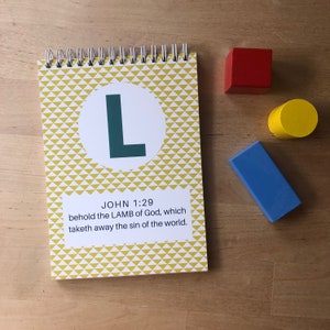 KJV, Gospel Alphabet, ABC Book, Chart, Children, Bible Verse, Scripture ...