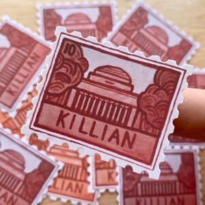 Art of MIT - Faux Vintage Stamp Stickers - 5 Designs of MIT Buildings ...