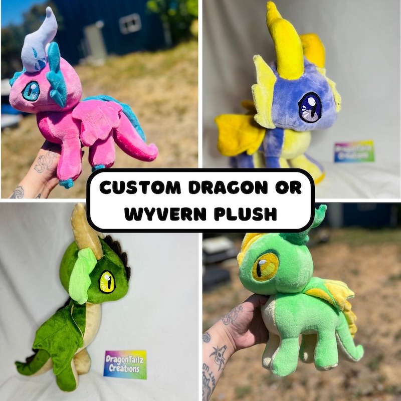 Cute Stuffed Dragon Plush - Etsy