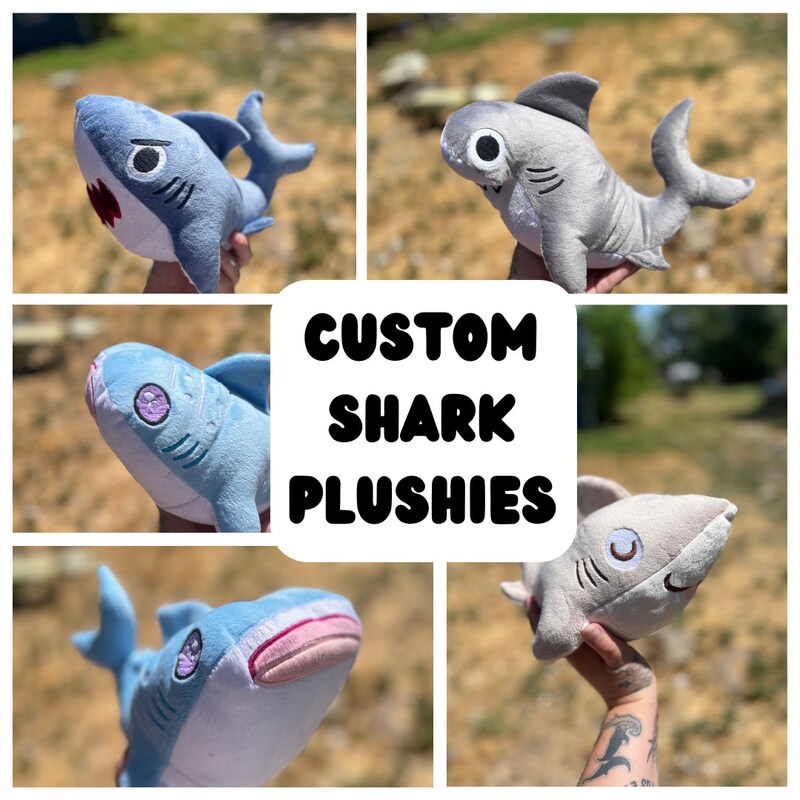 Shark Plush - Etsy