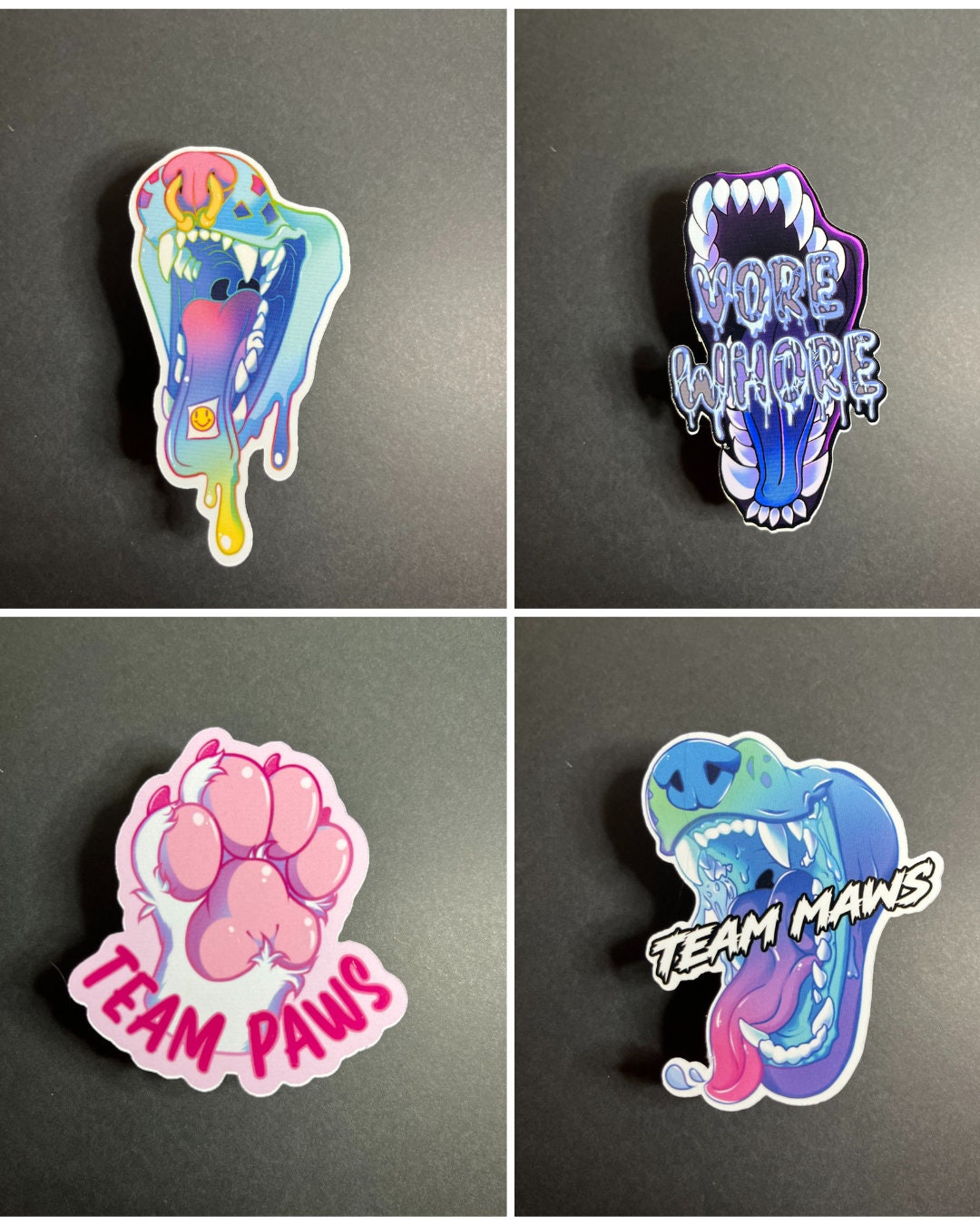Paws and Maws Stickers - Etsy
