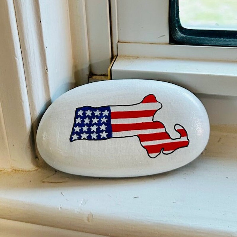 Veteran Painted Rock - Etsy