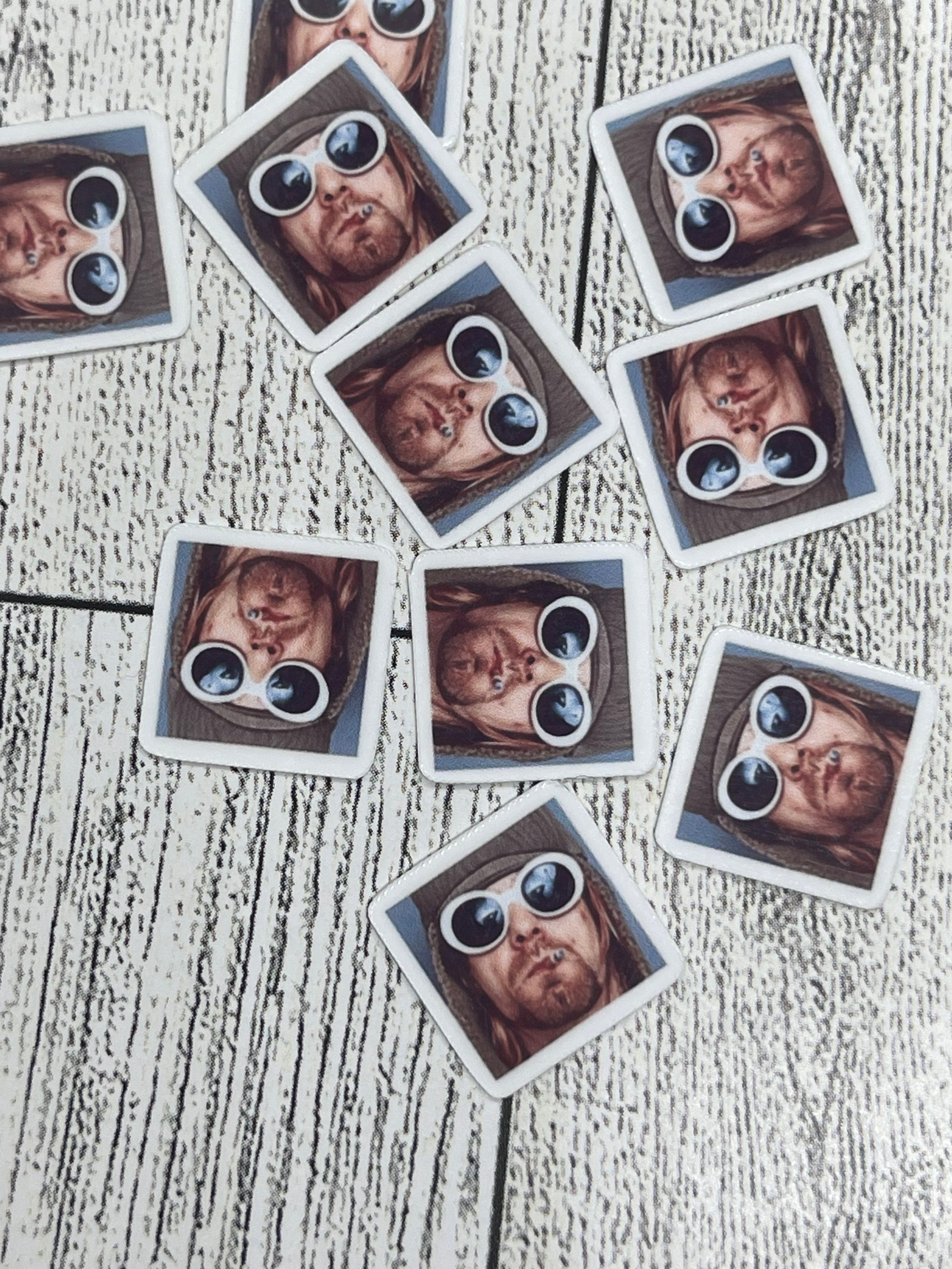 Tiny Kurt Vinyl Sticker Pack of 10 Water Resistant Tiny - Etsy