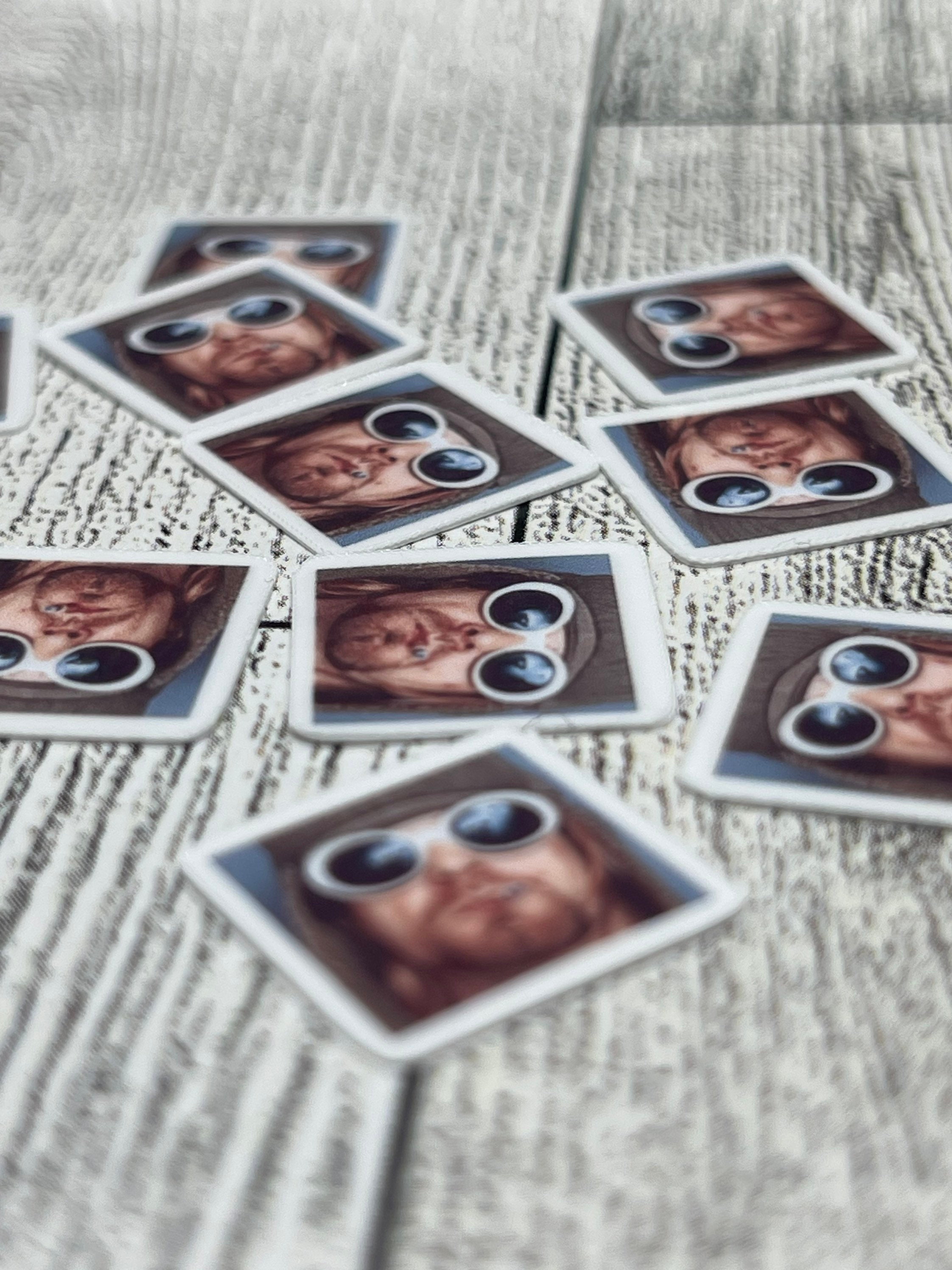 Tiny Kurt Vinyl Sticker Pack of 10 Water Resistant Tiny - Etsy