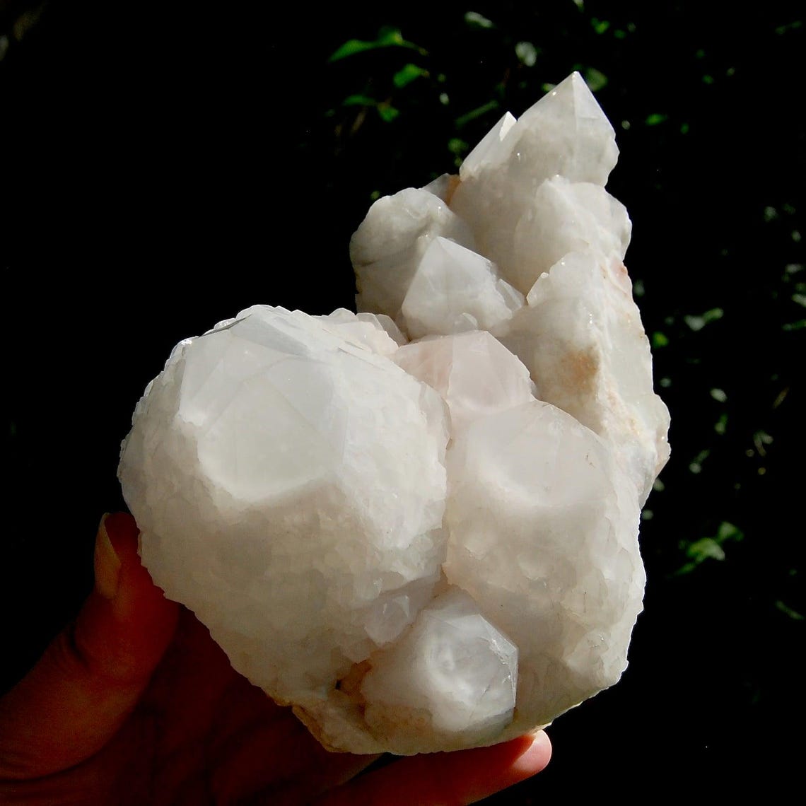 2.9LB XL Lovestar Lightbrary Quartz Fuchite Crystal Cluster, Madagascar ...