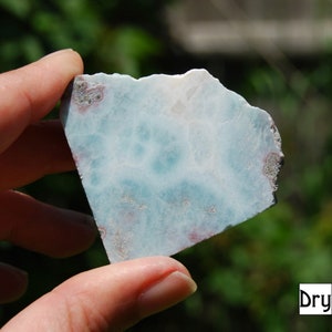 2in 55g Genuine Larimar Crystal Slab, Dominican Republic - Etsy