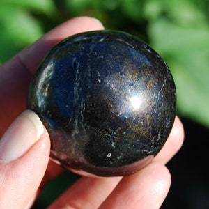 RARE 156g 43mm Covellite Crystal Sphere, AAA Top Quality Blue Covelite ...