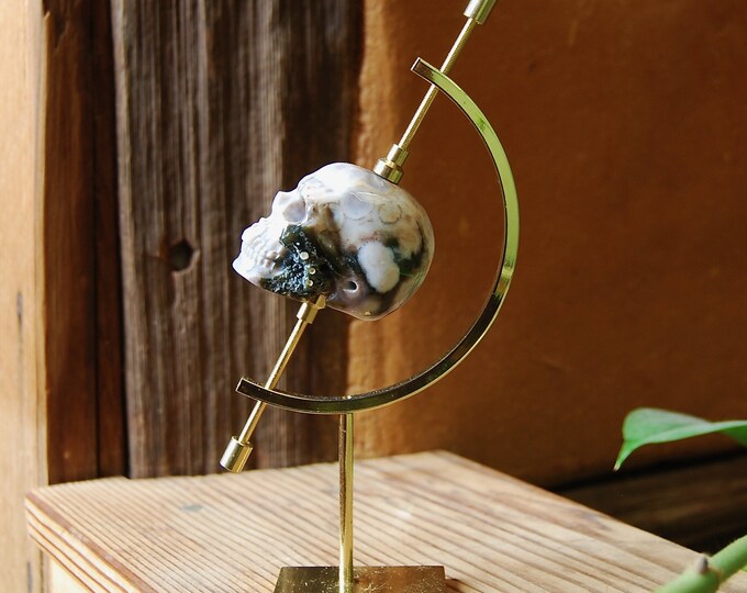 Caliper Crystal Display Stand in Brass 6.5 - Etsy