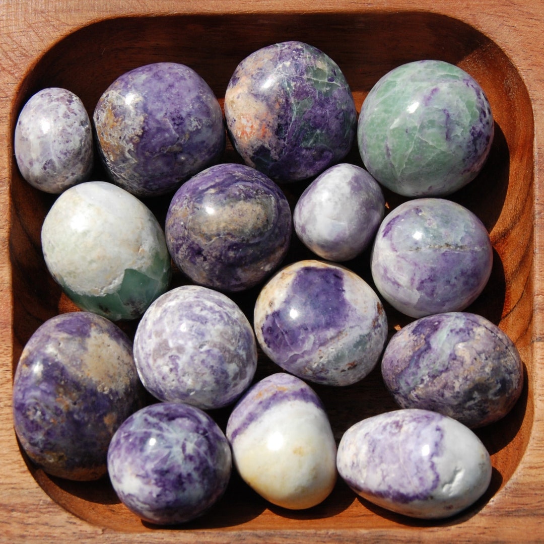 ONE Bolivianite Crystal Tumbled Stone, Harmony, Balance ...