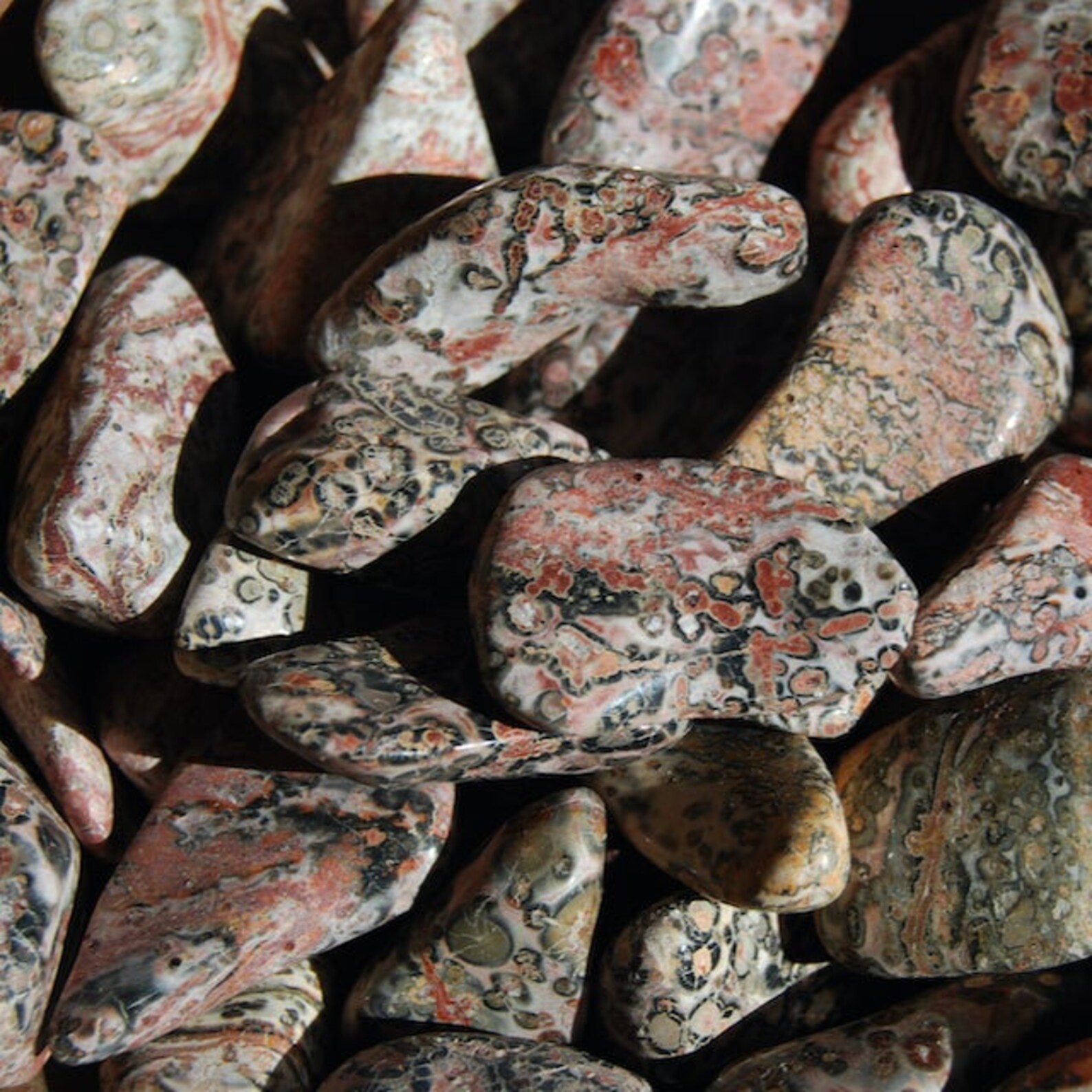 Pink Leopardskin Jasper Tumbled Stones Medium - Etsy