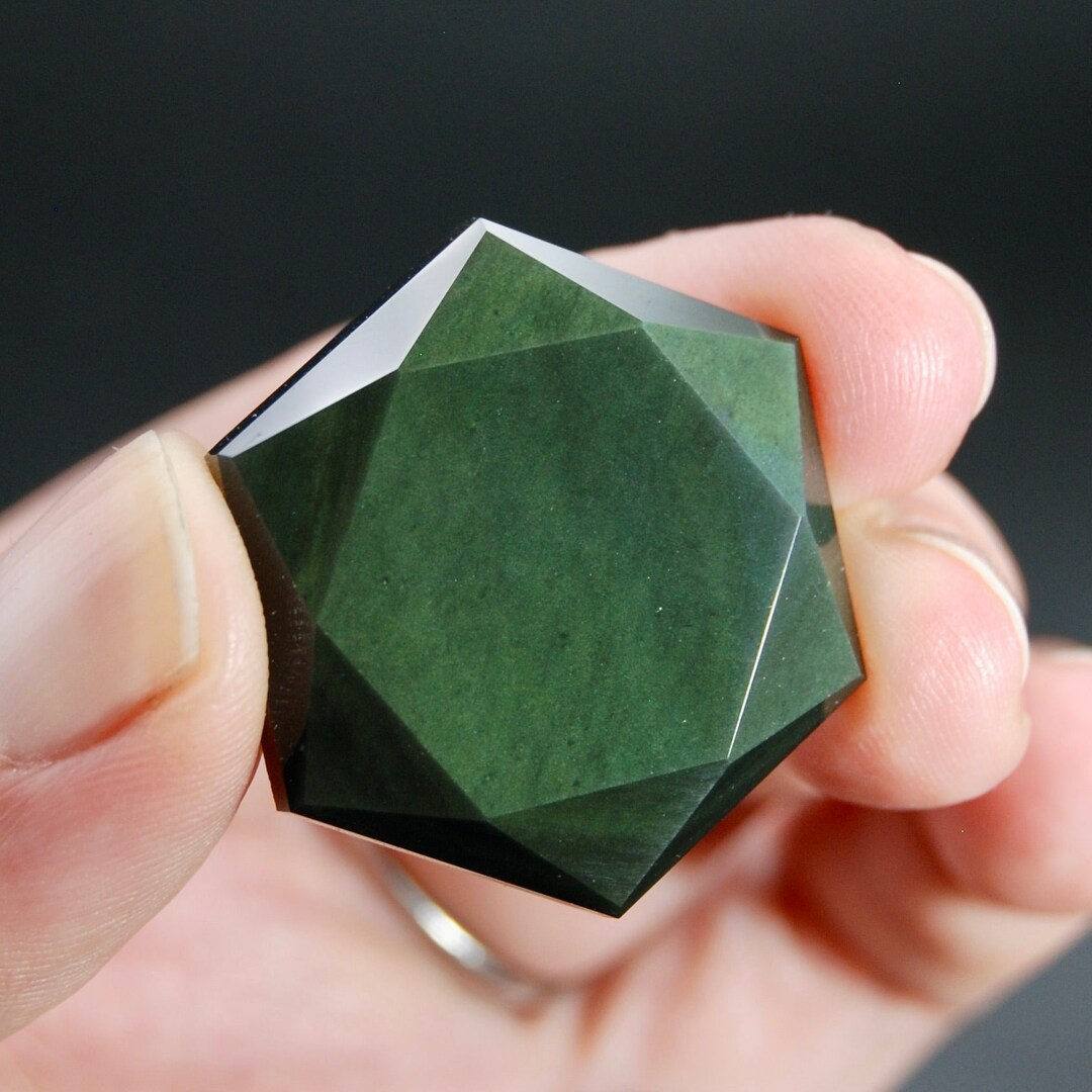 ONE 1.25in Rainbow Obsidian Crystal Star of David Sacred Geometry - Etsy