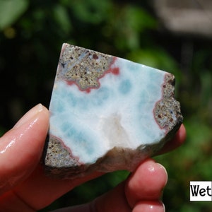 2in 55g Genuine Larimar Crystal Slab, Dominican Republic - Etsy