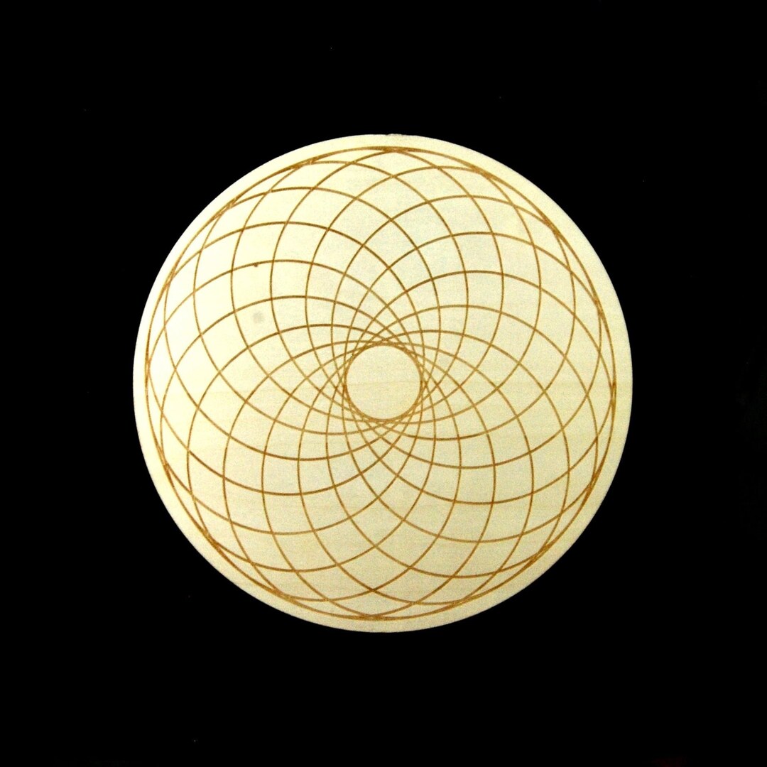 12in Large Wood TORUS Crystal Grid Sacred Geometry Energy Field - Etsy