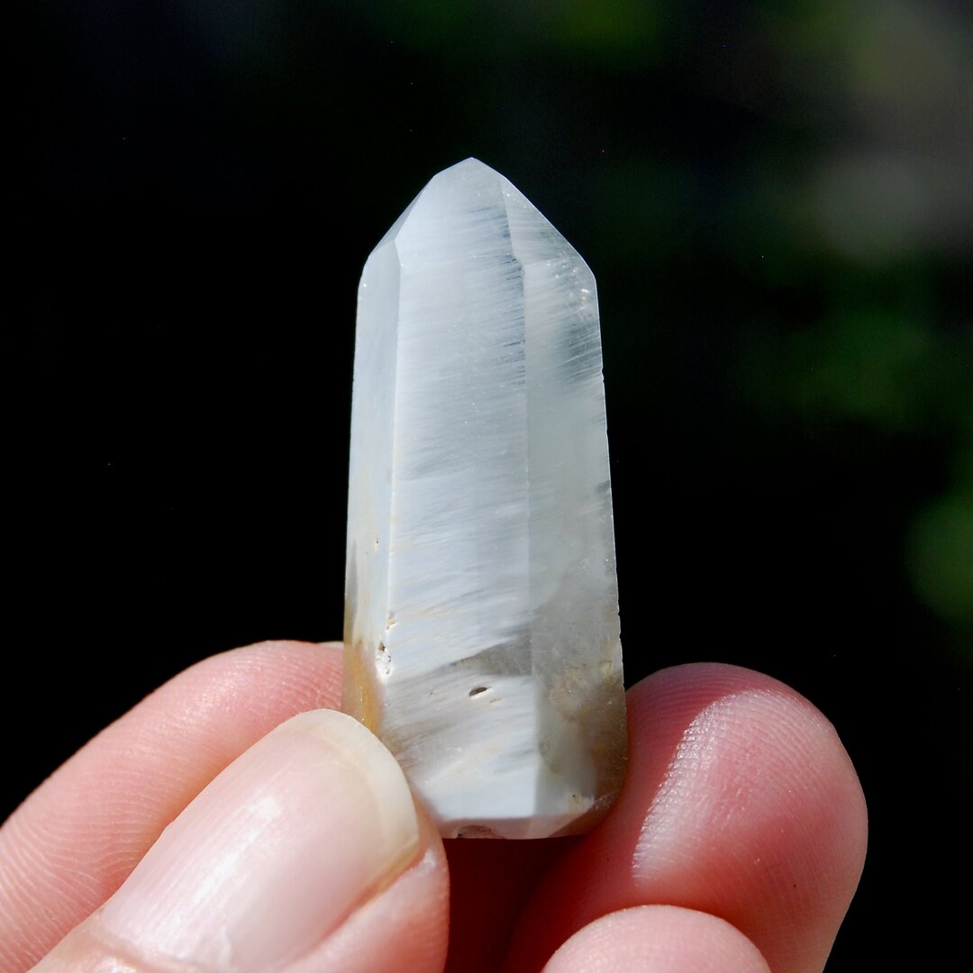 RARE Trans Channeler Blue Amphibole Quartz Crystal Mini Tower, Blue ...