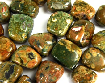 Birds Eye Jasper Rhyolite Crystal Tumbled Stone Polished - Etsy