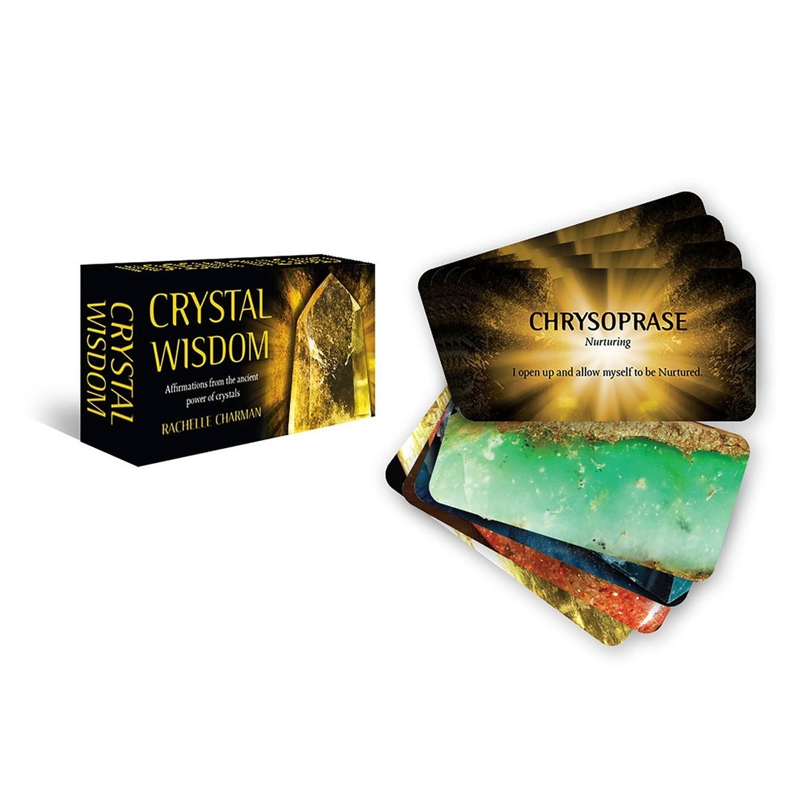 Crystal Wisdom Inspiration Cards by Rachelle Charman - Etsy