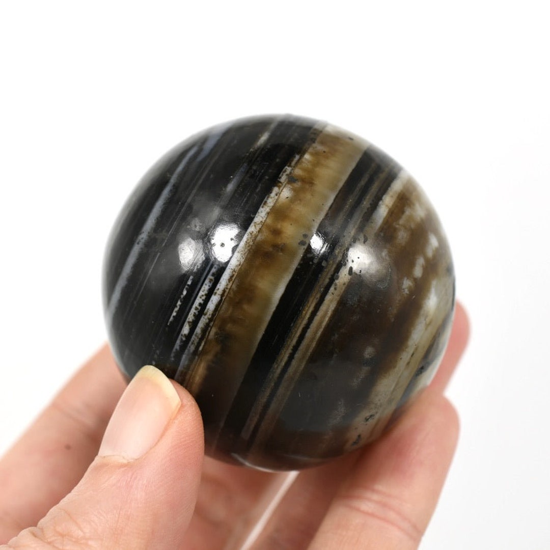 2in 220g Sulemani Agate Crystal Sphere, India - Etsy