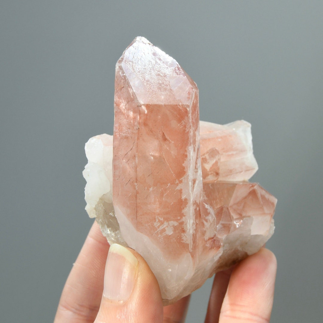 3in 169g Tantric Twin Channeler Strawberry Pink Scarlet Temple Lemurian ...