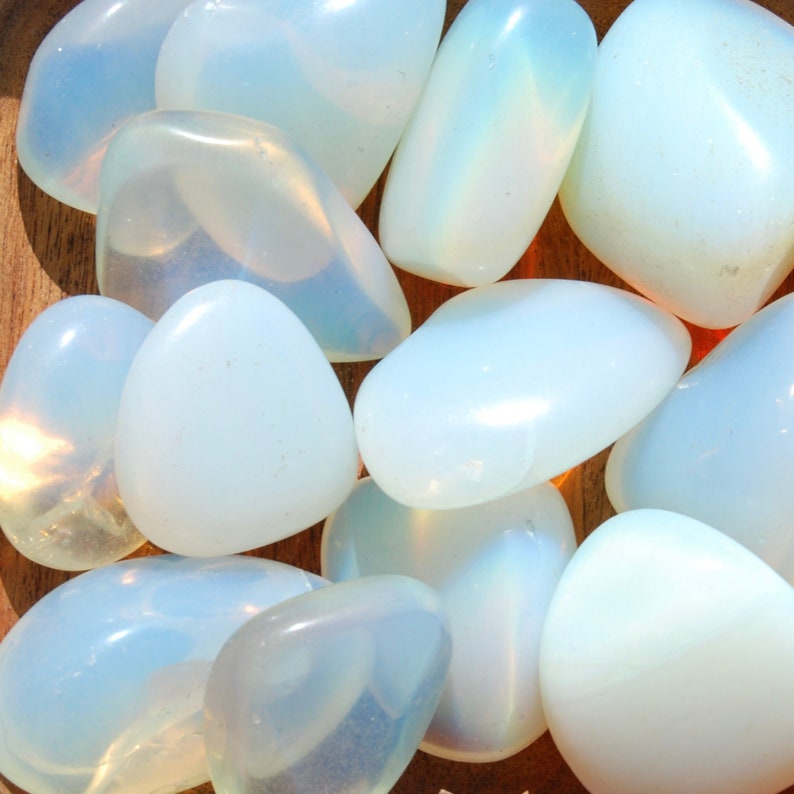 Jumbo Opalite Crystal Tumbled Stones, Extra Large - Etsy