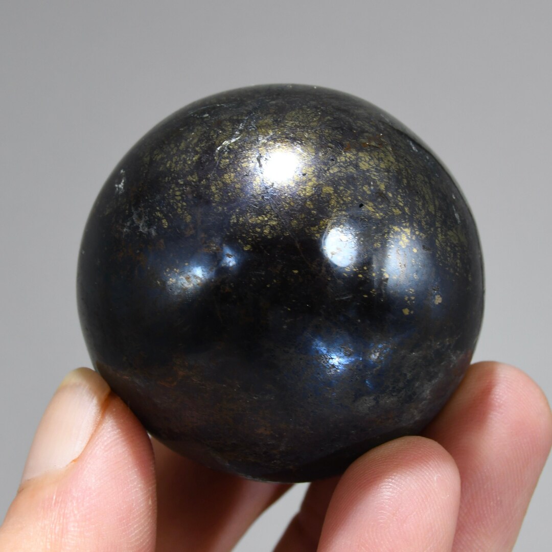 194g 46mm RARE Blue Covellite Crystal Sphere, Peru - Etsy