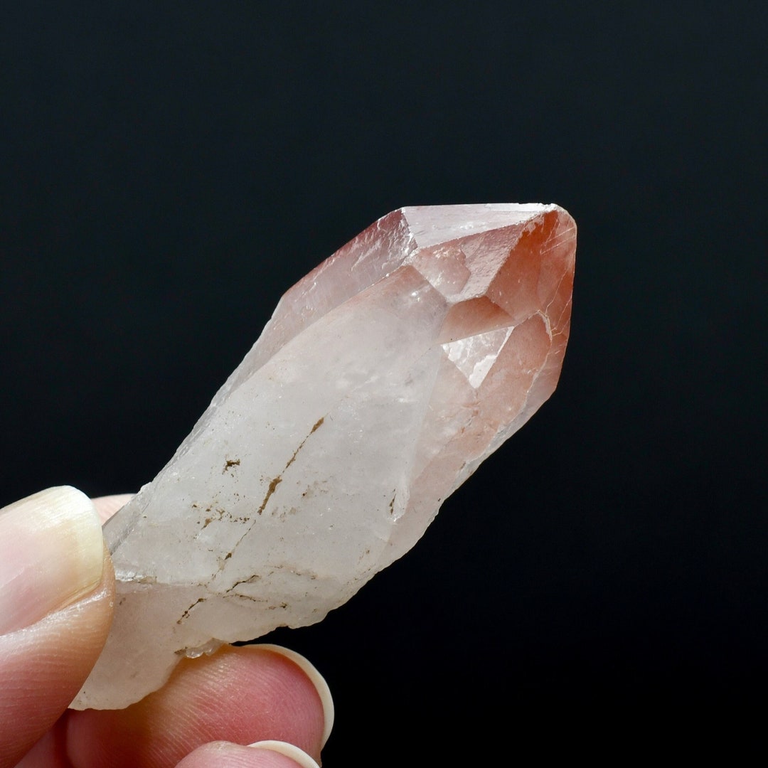 2.2in Isis Face Tantric Twin Strawberry Pink Lemurian Seed Quartz ...