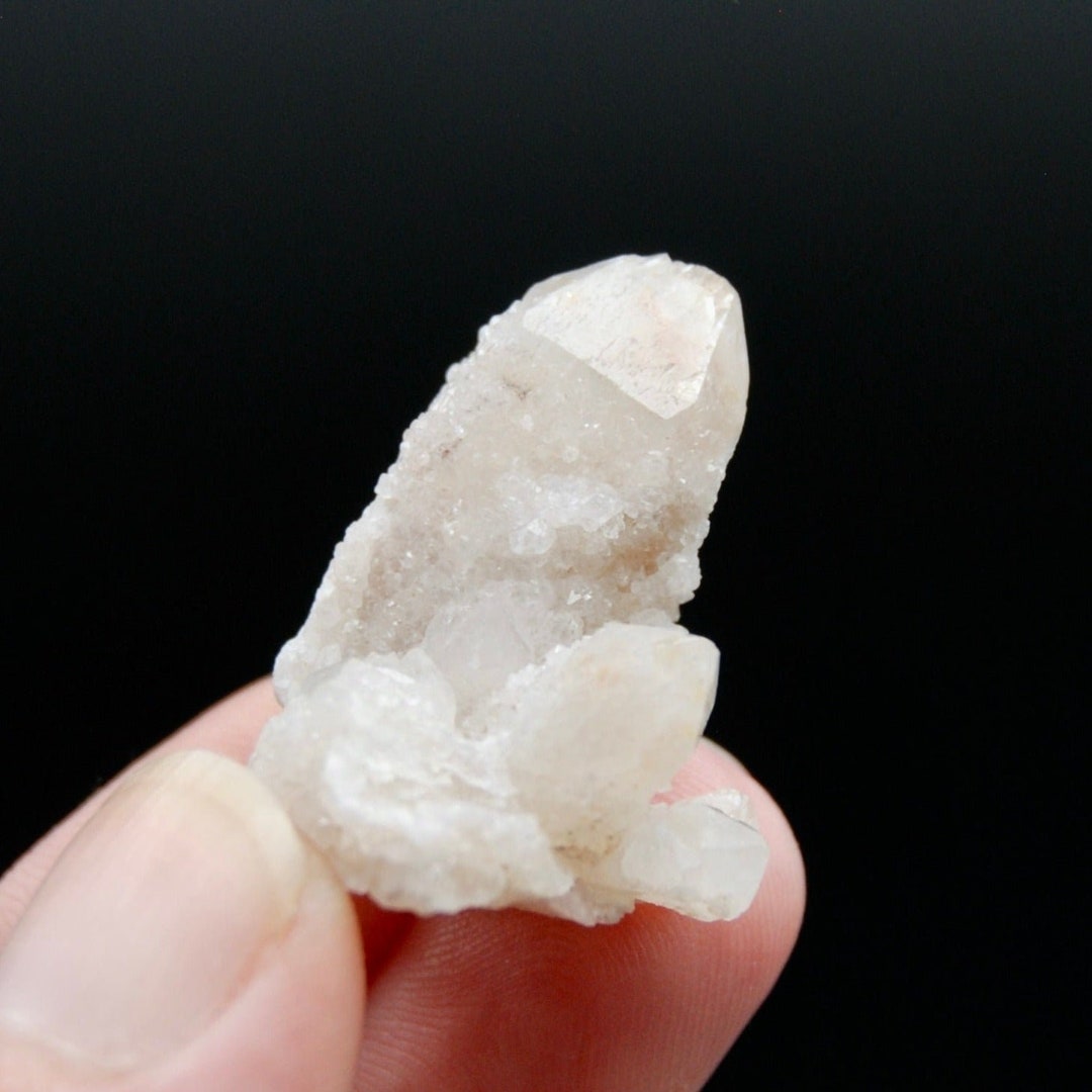 1.2in Pink Fairy Finger Quartz Crystal Cluster, Goblin Spirit Quartz ...