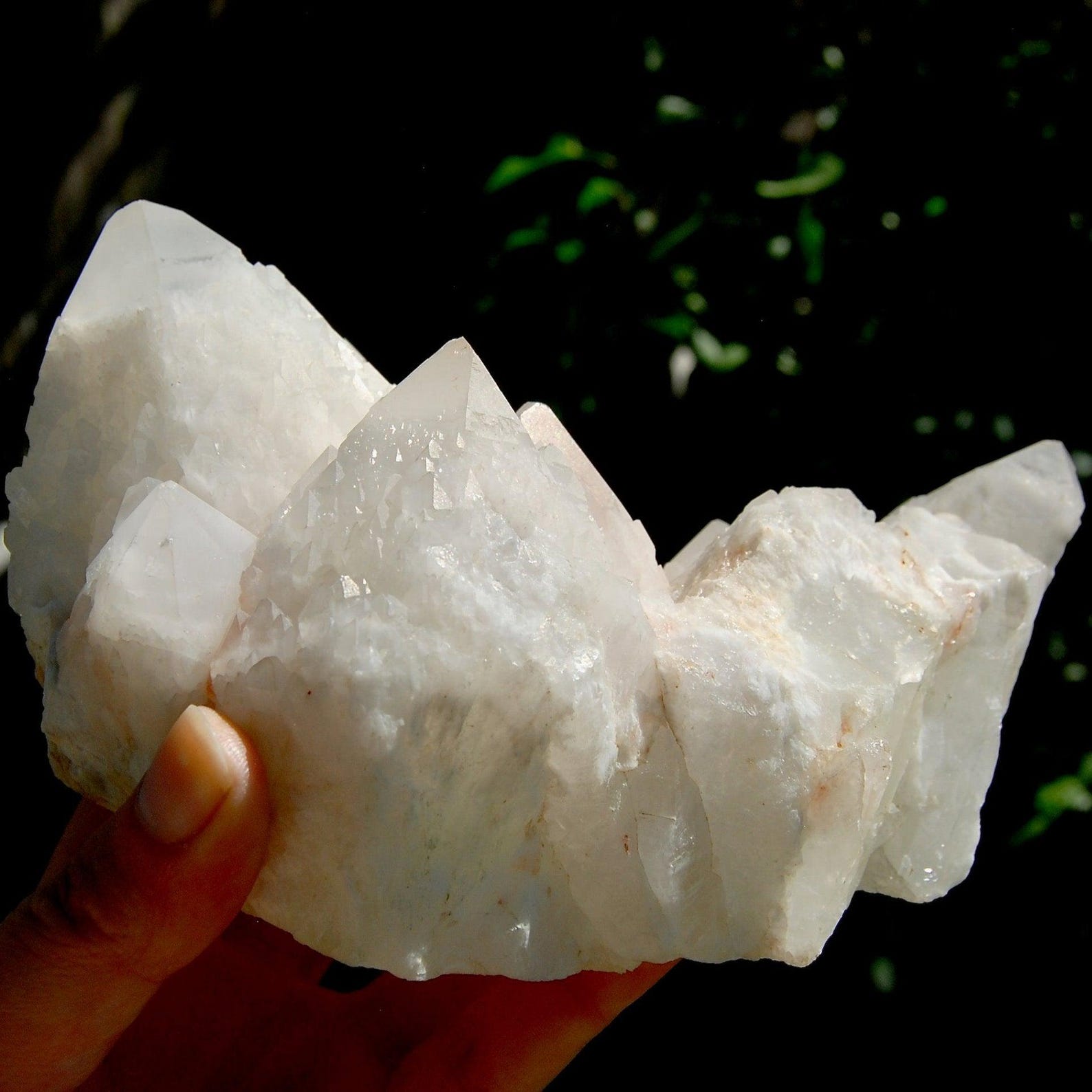 2.9LB XL Lovestar Lightbrary Quartz Fuchite Crystal Cluster, Madagascar ...