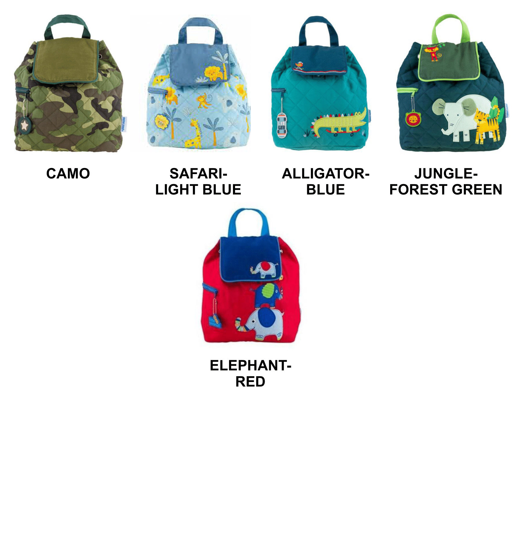 Monogrammed Stephen Joseph Quilted Backpacks - Etsy